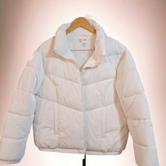 Xersion | Jackets & Coats | Offwhite Puffer Jacket | Poshmark